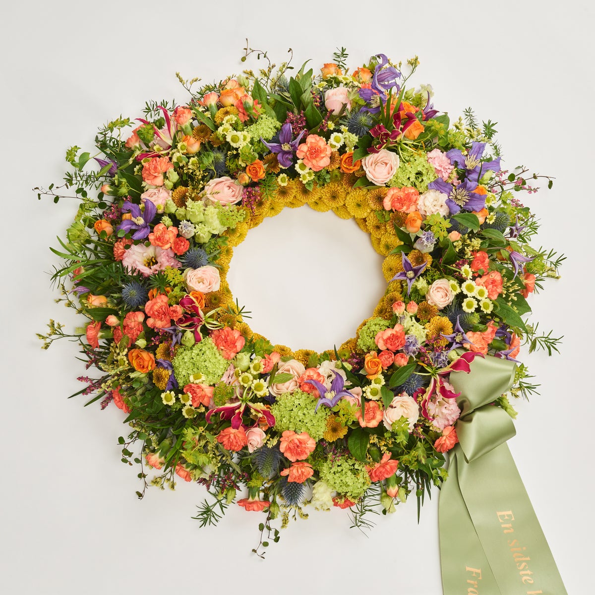 Bårebuket Ans - udforsk et smukt udvalg af begravelsesblomster og både ...