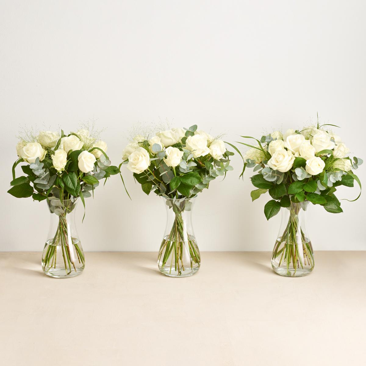 De hvide roser | Interflora Danmark