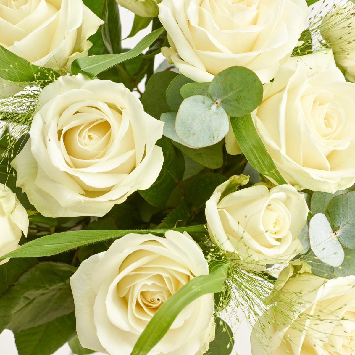 De hvide roser | Interflora Danmark